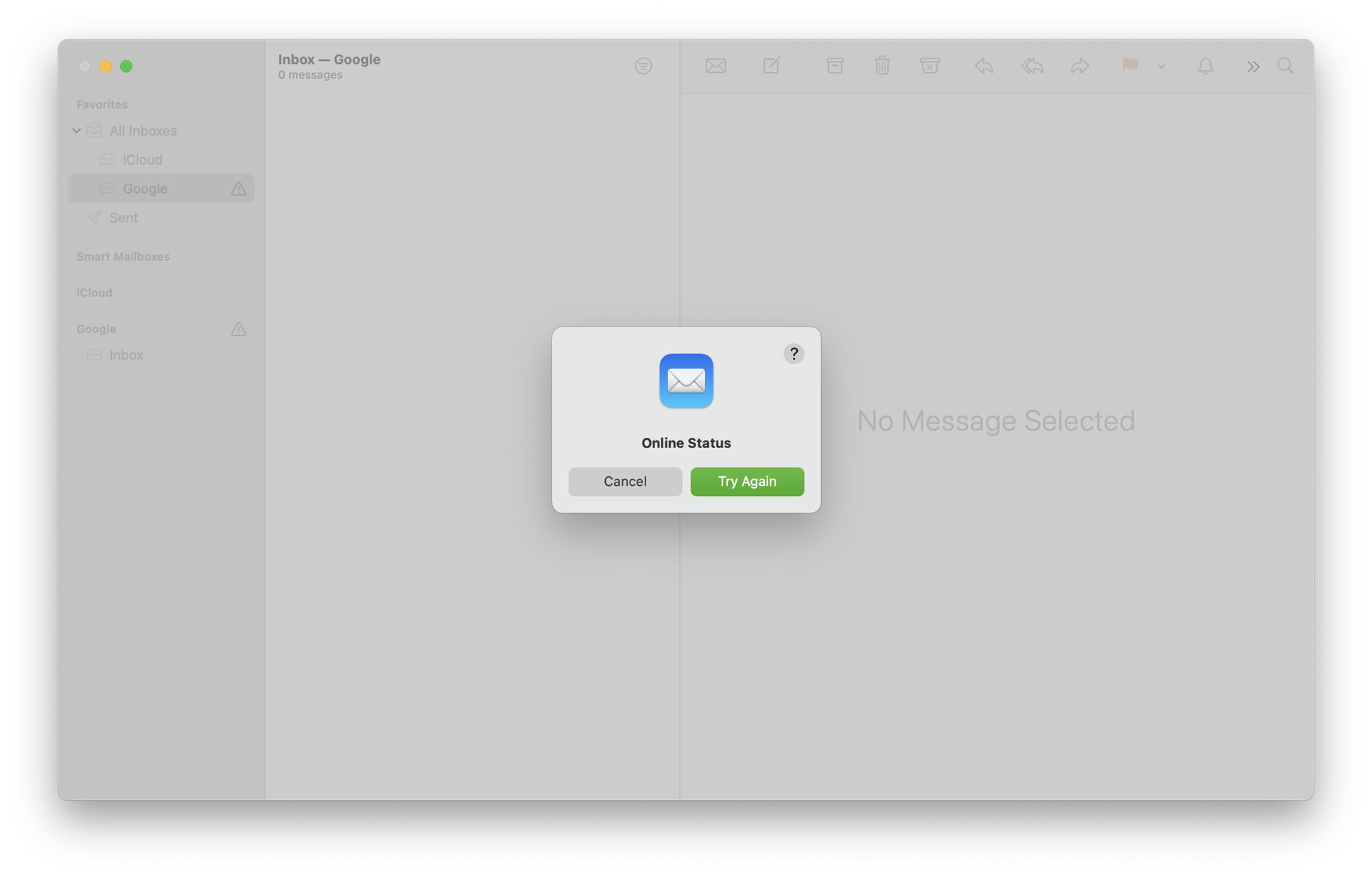 Under-13 Gmail accounts in Google Family Groups block IMAP protocol, preventing the use of macOS ...
