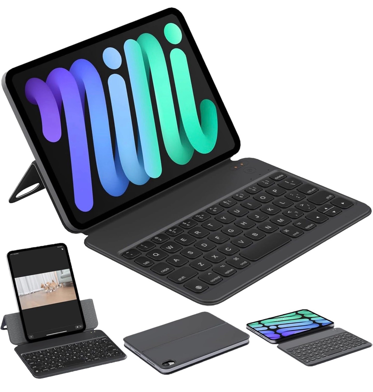 iPad mini (A17 Pro) and Artciety Folding Keyboard with Touchpad – tow.com